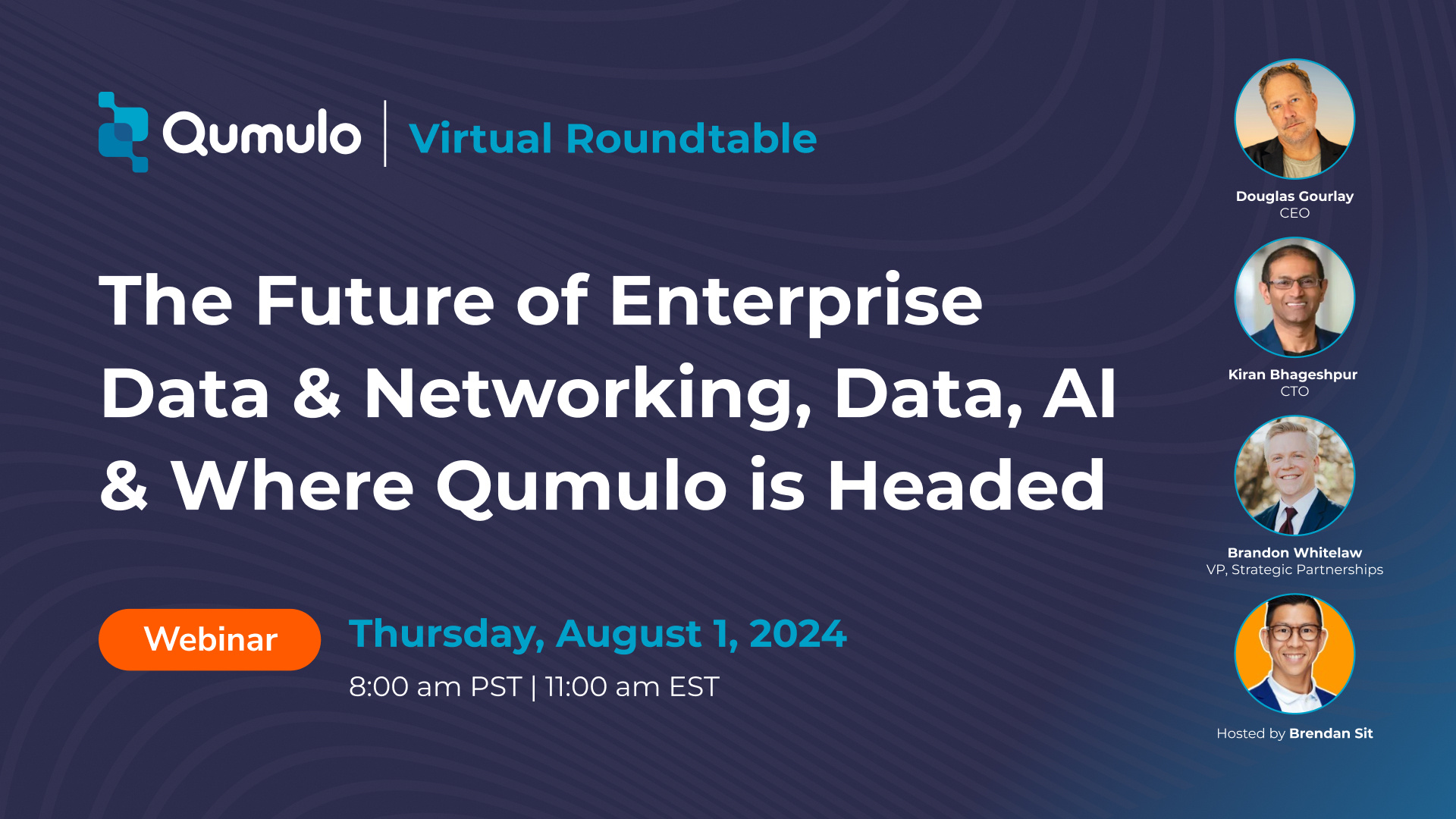 Webinar: Qumulo Leadership Roundtable